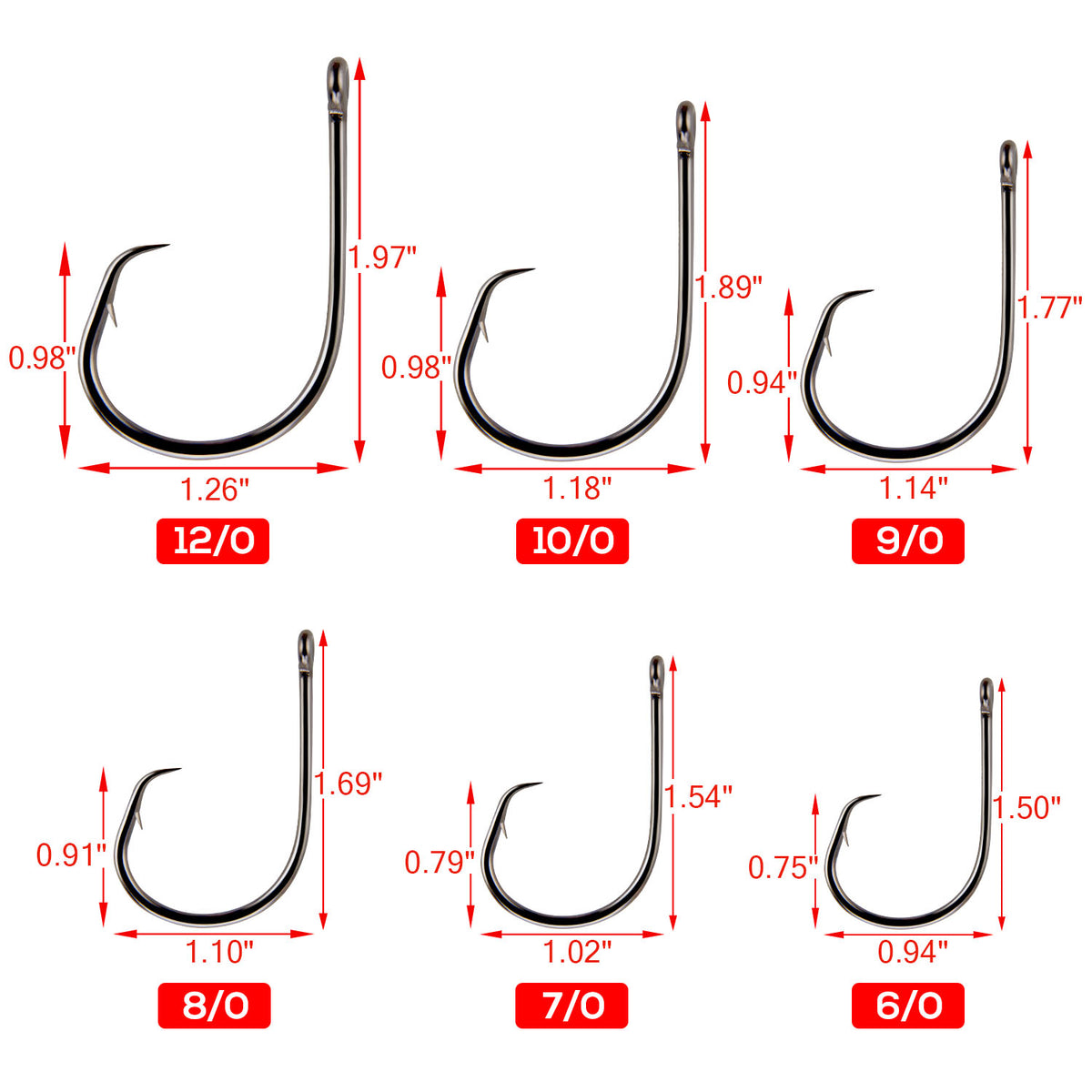 Circle Hooks Set Tackcle Box – Rodeel Fishing