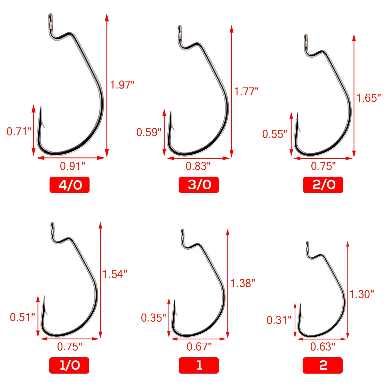 120 Pcs Wide Belly Crank Hooks – Rodeel Fishing